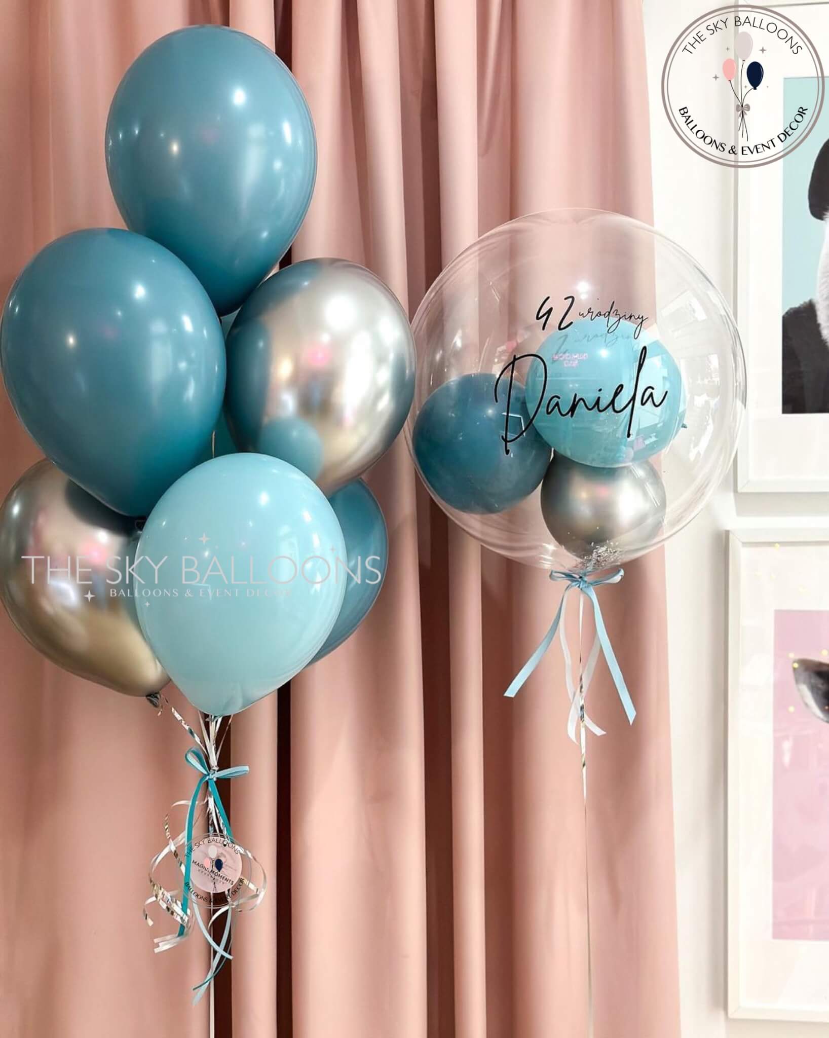 Pastel Dusk Azul Balloons Set – The Sky Balloons